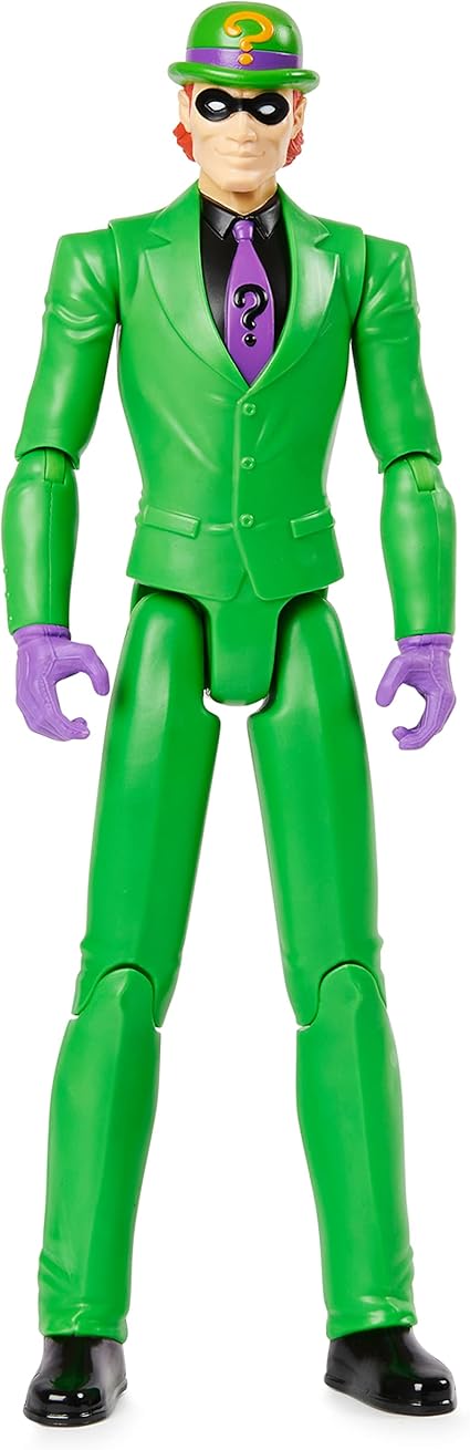 Amazon.com: Batman 12-inch The Riddler Action Figure, Kids Toys for ...