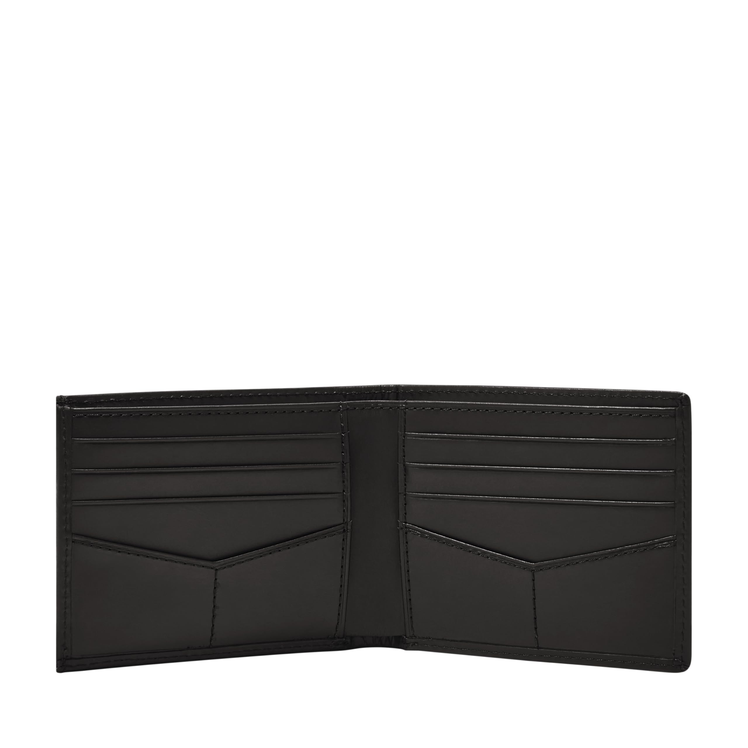 Snapklik.com : Fossil Mens Derrick Leather Bifold Sliding 2-in-1