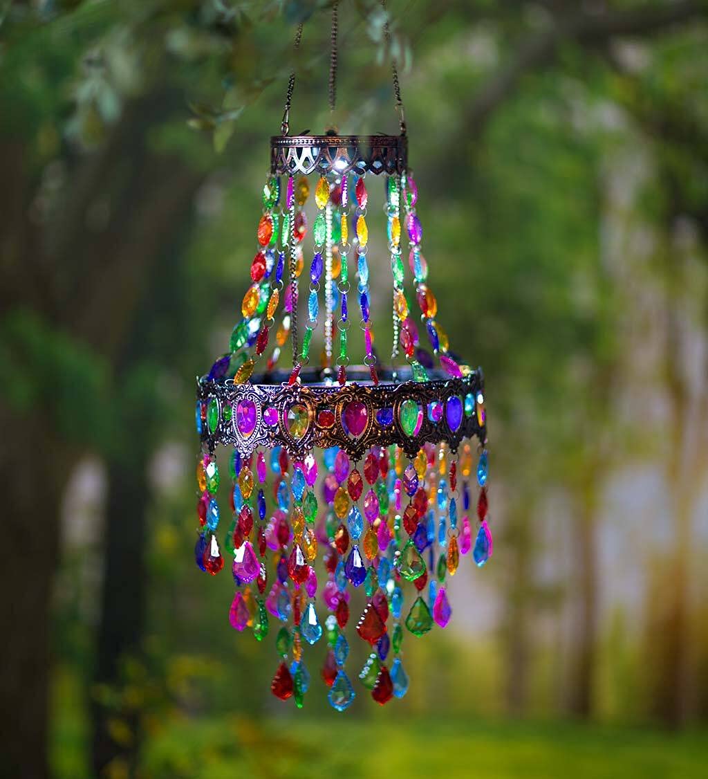 Solar Powered Outdoor Chandelier