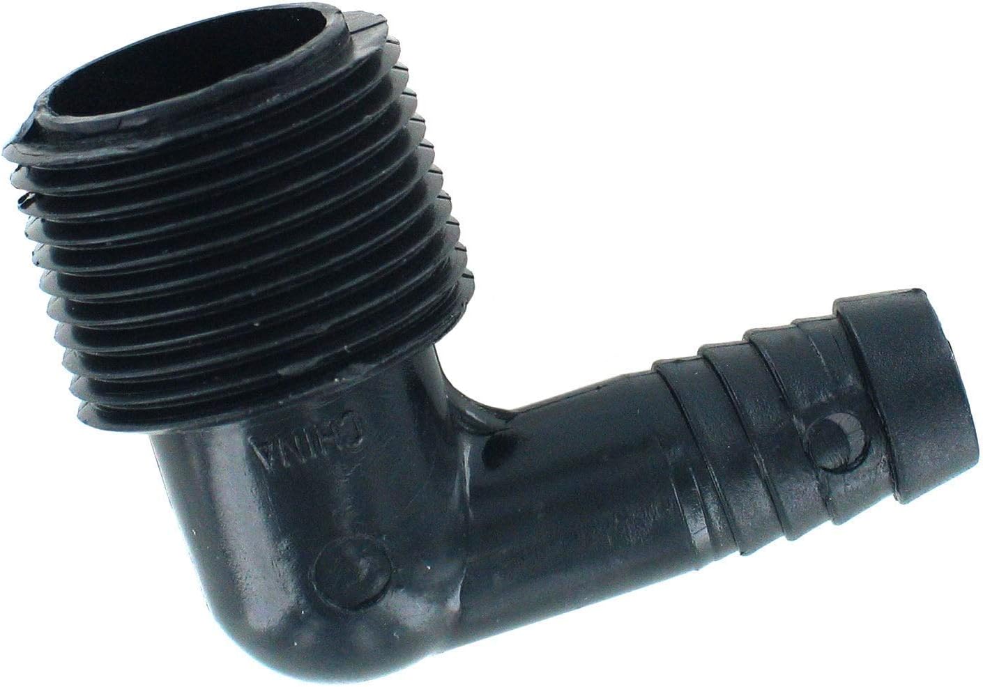 Amazon.com: Orbit 3/4 in. x 1/2 in. Barb Elbow Funny Pipe Fitting ...