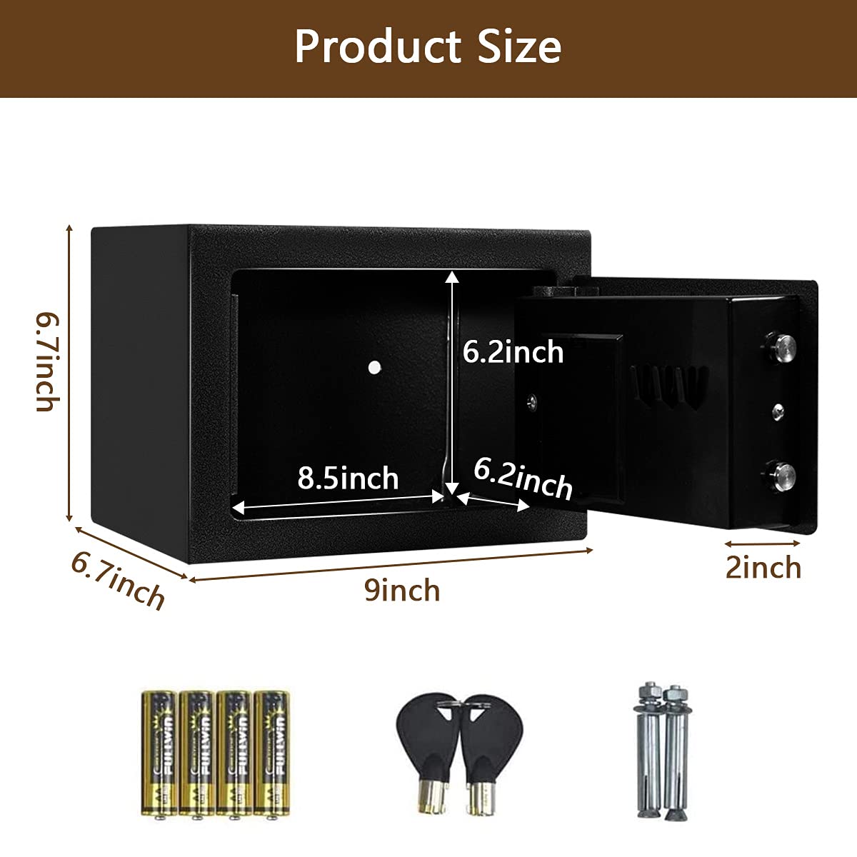 Sdstone Safe Box with Sensor...B0881D6867 | Encarguelo.com