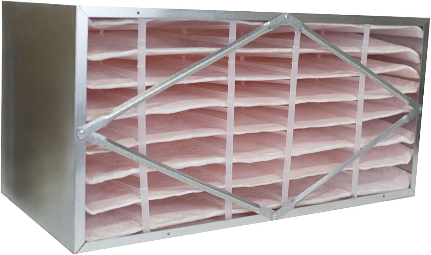 Filterbuy 20x24x6 Air Filter MERV 13 No Header (1-Pack), Rigid Cell Box ...