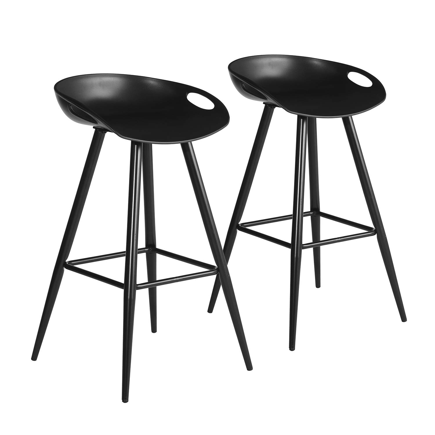 Amazon.com: Homy Casa Inc Set of 2 Modern Simple Bar Stools,32.3 ...