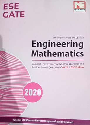 ESE GATE Engineering Mathematics By B Singh (Second Hand & Used Book ...