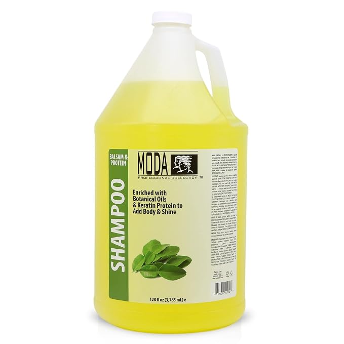 Amazon.com : MODA - Moisturizing Shampoo for All Hair Types, Balsam and ...