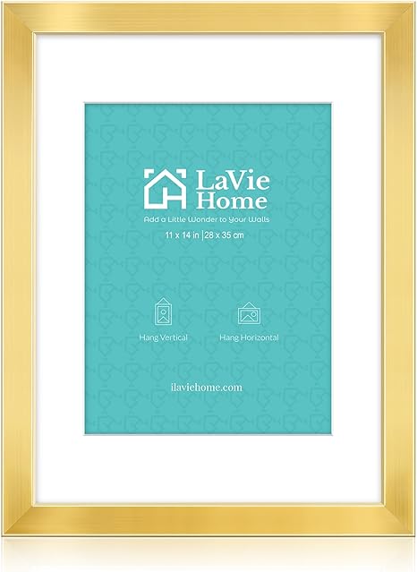 Amazon.com - LaVie Home 11 x 14 Picture Frame, 14x11 Wood Poster Frame ...