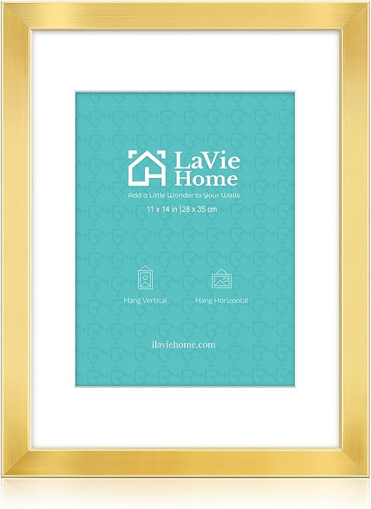 Amazon.com - LaVie Home 11 x 14 Picture Frame, 14x11 Wood Poster Frame ...