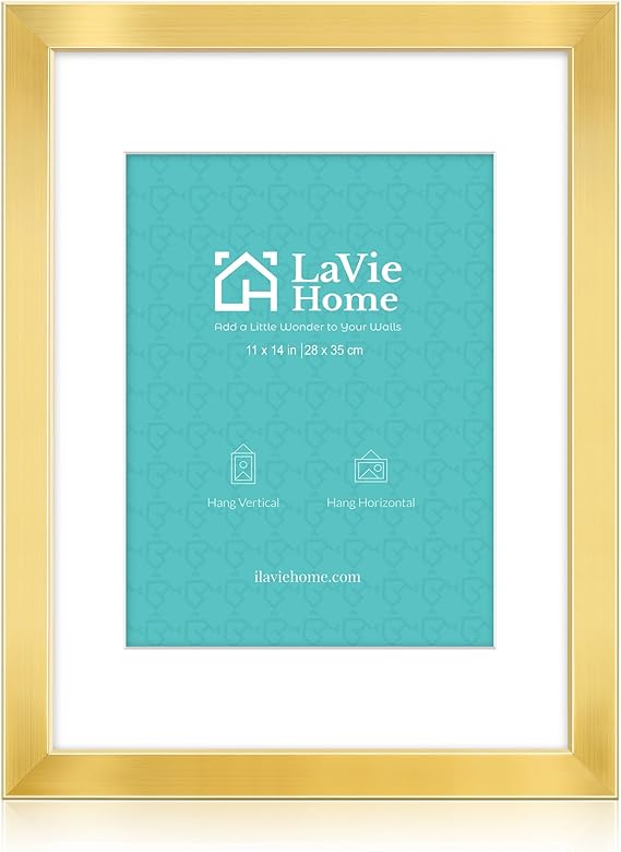 Amazon.com - LaVie Home 11 x 14 Picture Frame, 14x11 Wood Poster Frame ...