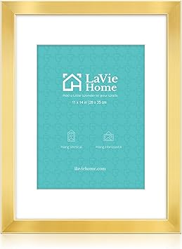 Amazon.com - LaVie Home 11 x 14 Picture Frame, 14x11 Wood Poster Frame ...