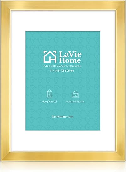 Amazon.com - LaVie Home 11 x 14 Picture Frame, 14x11 Wood Poster Frame ...