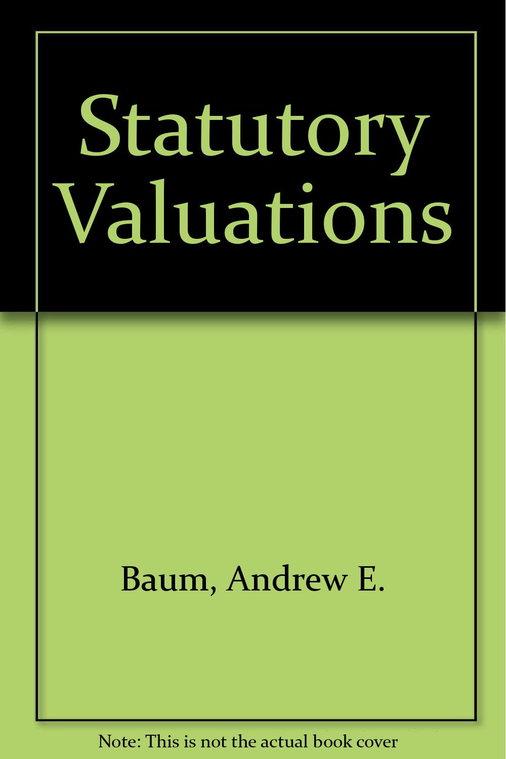Statutory Valuations: 9780415048040: Amazon.com: Books