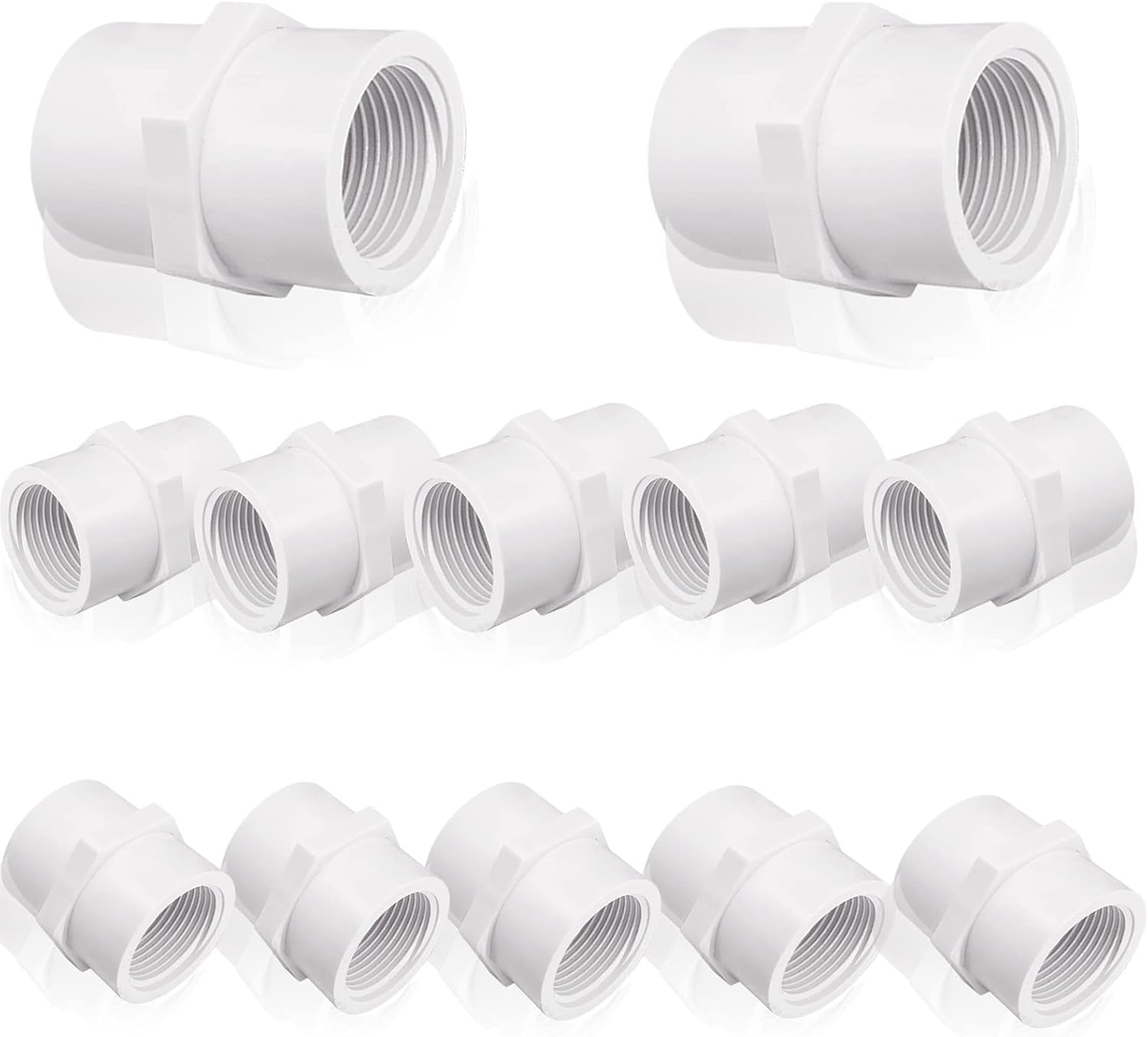 3/4" PVC Female Adapters Schedule 40 Pipe Fitting (Socket x Female Pipe ...