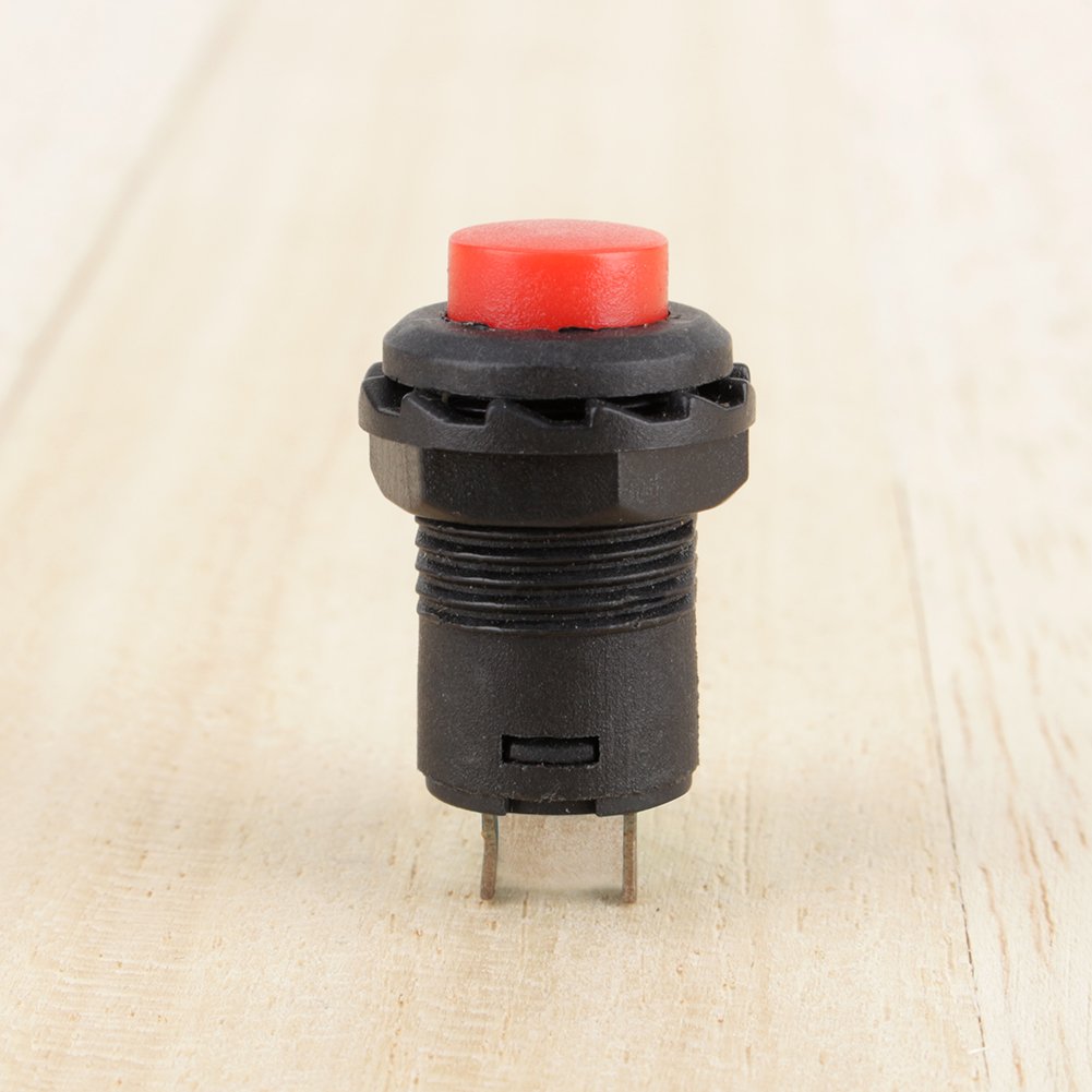 12mm Momentary Push Button Toggle Switch- Car OFF/ON Push Button Round ...