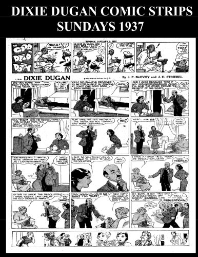Dixie Dugan Comic Strips Sundays 1937 (B&W): Golden Age Dixie Dugan ...