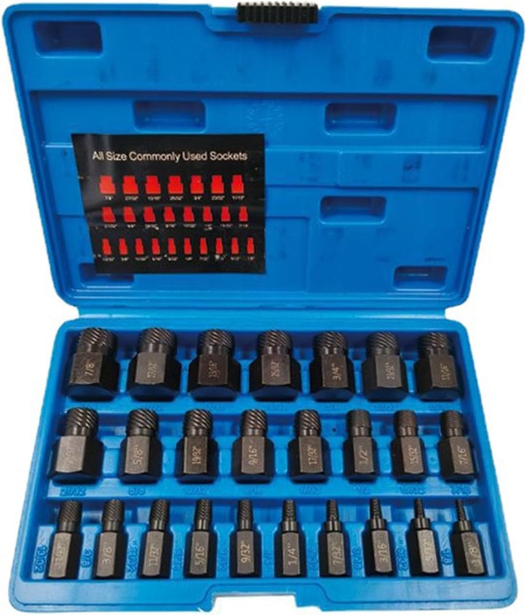 Multi-Application Screw Extractor Kit 25PCS High-Quality Steel ...