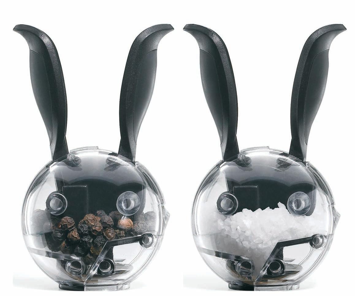 Chef'n Mini Magnetic PepperBall Salt and Pepper Grinder, Adjustable ...