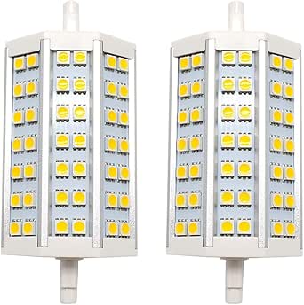 Mininono Pack of 2, R7S 118mm LED Bulb 8W J118 Warm White 2700K ...