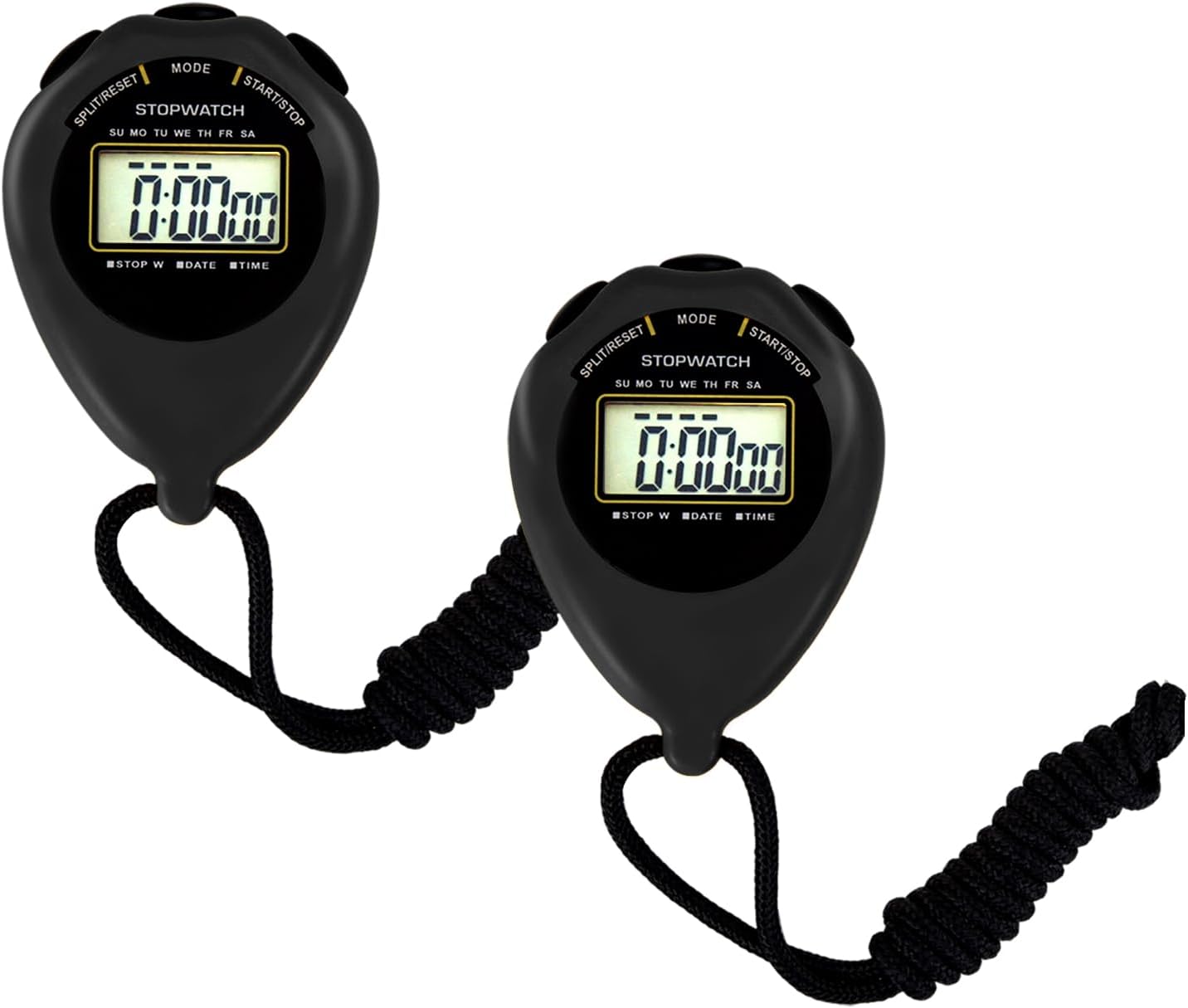 Amazon.com: Stopwatch Sport Timer, 2 Pack Large Display Digital ...