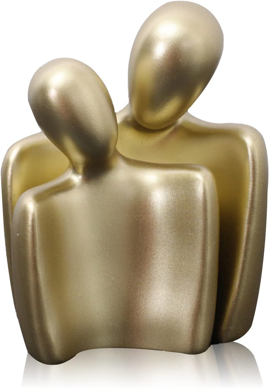 Amazon.com: Couple Sculptures Modern Couple Statues Abstract Lover ...