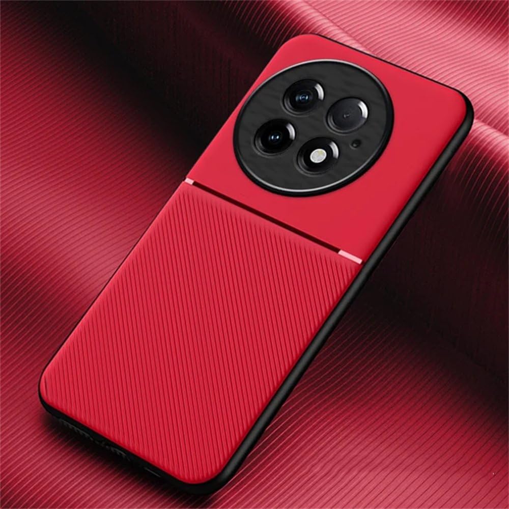 Amazon.com: JWMSXYQR for OnePlus 13 5G Case Leather Car Magnetic Holder ...