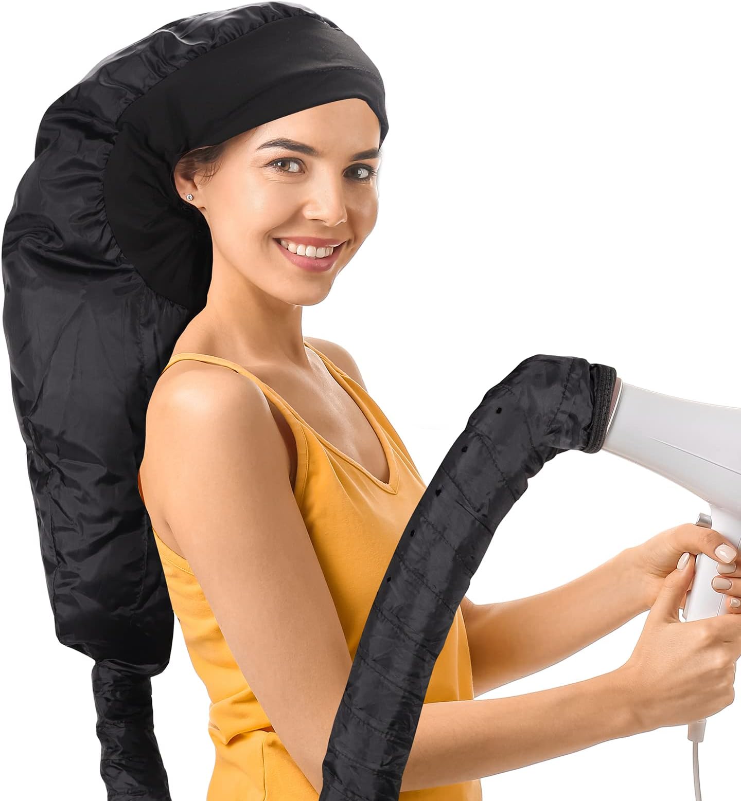 Amazon.com: Upgraded Hair Dryer Bonnet Attachment, Extra Large Long ...