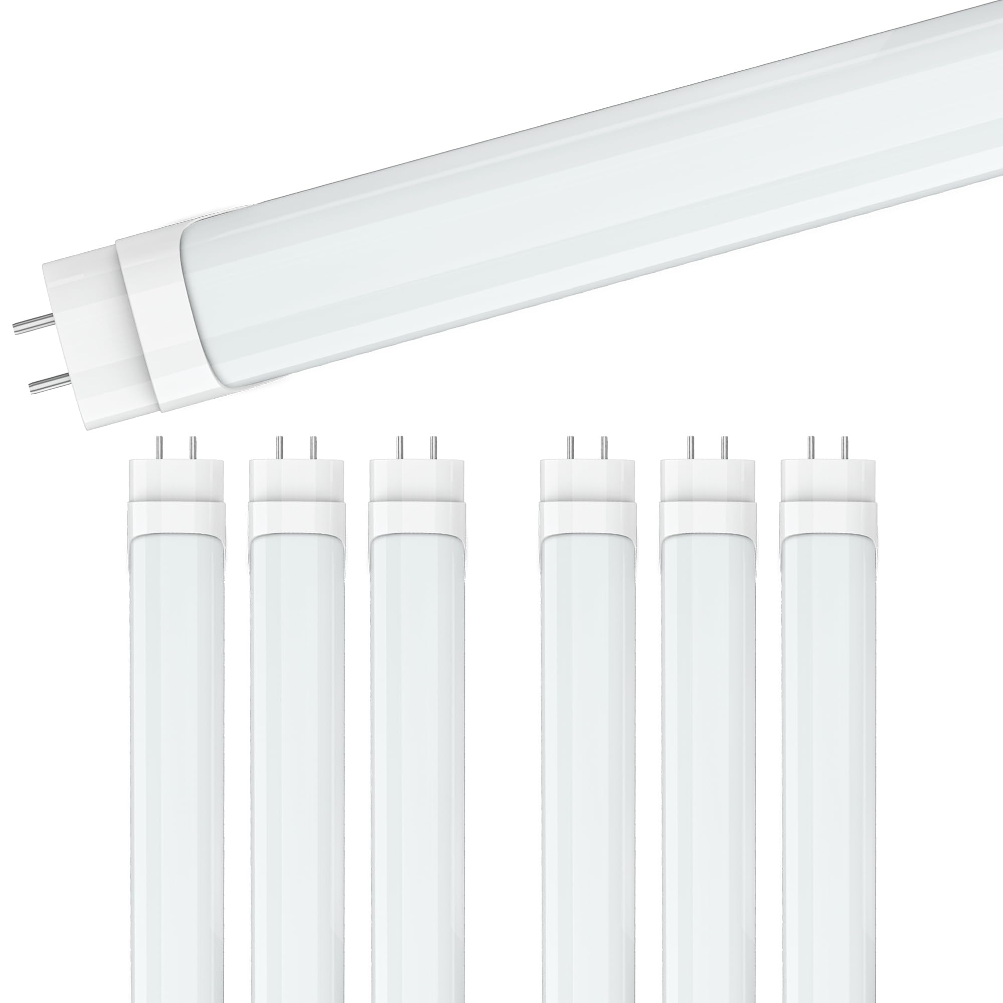 BESTDLCLITE T8 T12 LED Tube Light Bulbs 4 Foot, Super Bright 22W 5000K ...