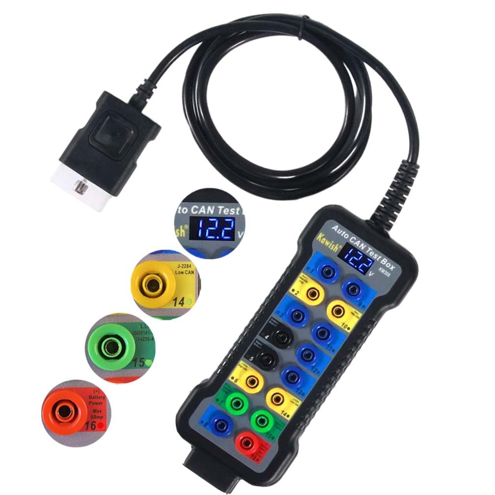 Buy KAWISH OBD2 Breakout Box 16-pin Can Bus Breakout Box Diagnostic ...