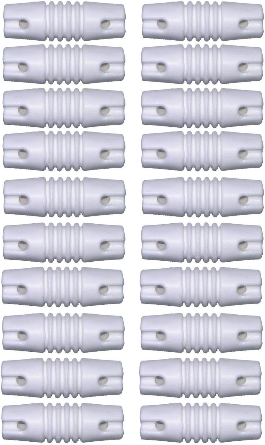 Amazon.com: Jetstream JTWDOG White Super Dog Bone Insulators for ...