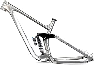 Amazon.com: YFGSFWTS Full Suspension Mountain Bike Frame with Shock ...