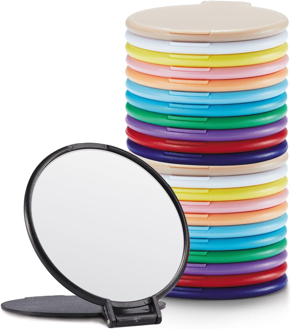 Amazon.com: Getinbulk Compact Mirror Bulk, Round Makeup Mirror for ...