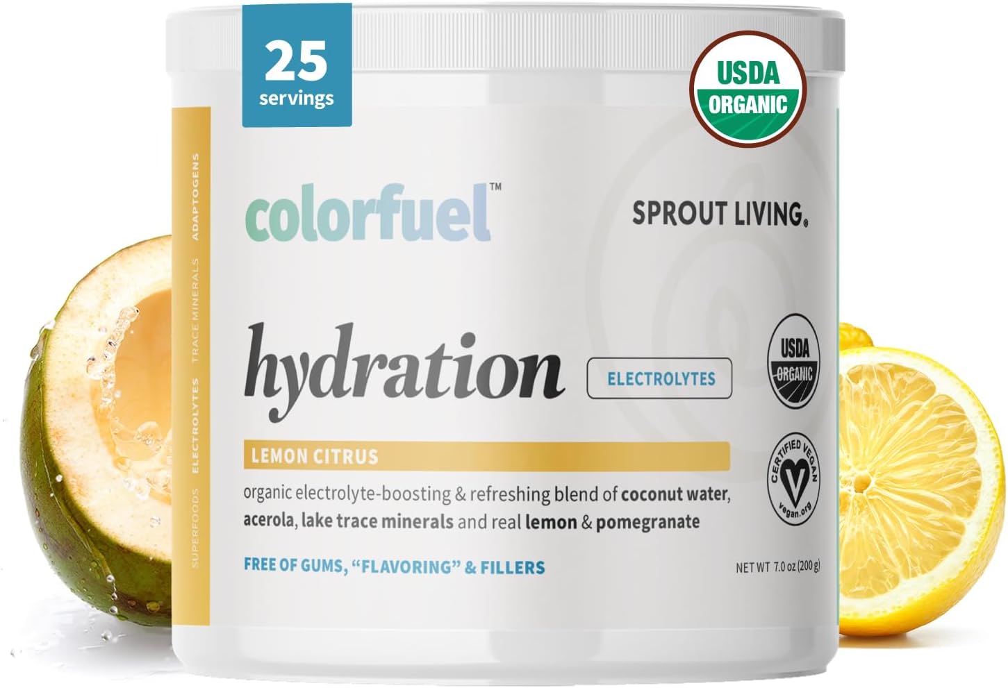 Amazon.com: Sprout Living, Colorfuel Hydration Powder Drink Mix ...