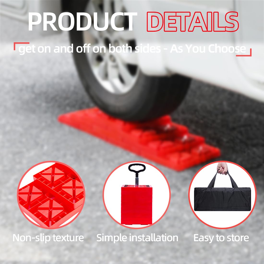 Snapklik.com : Homeon Wheels Camper Leveling Blocks, Ideal For Leveling ...
