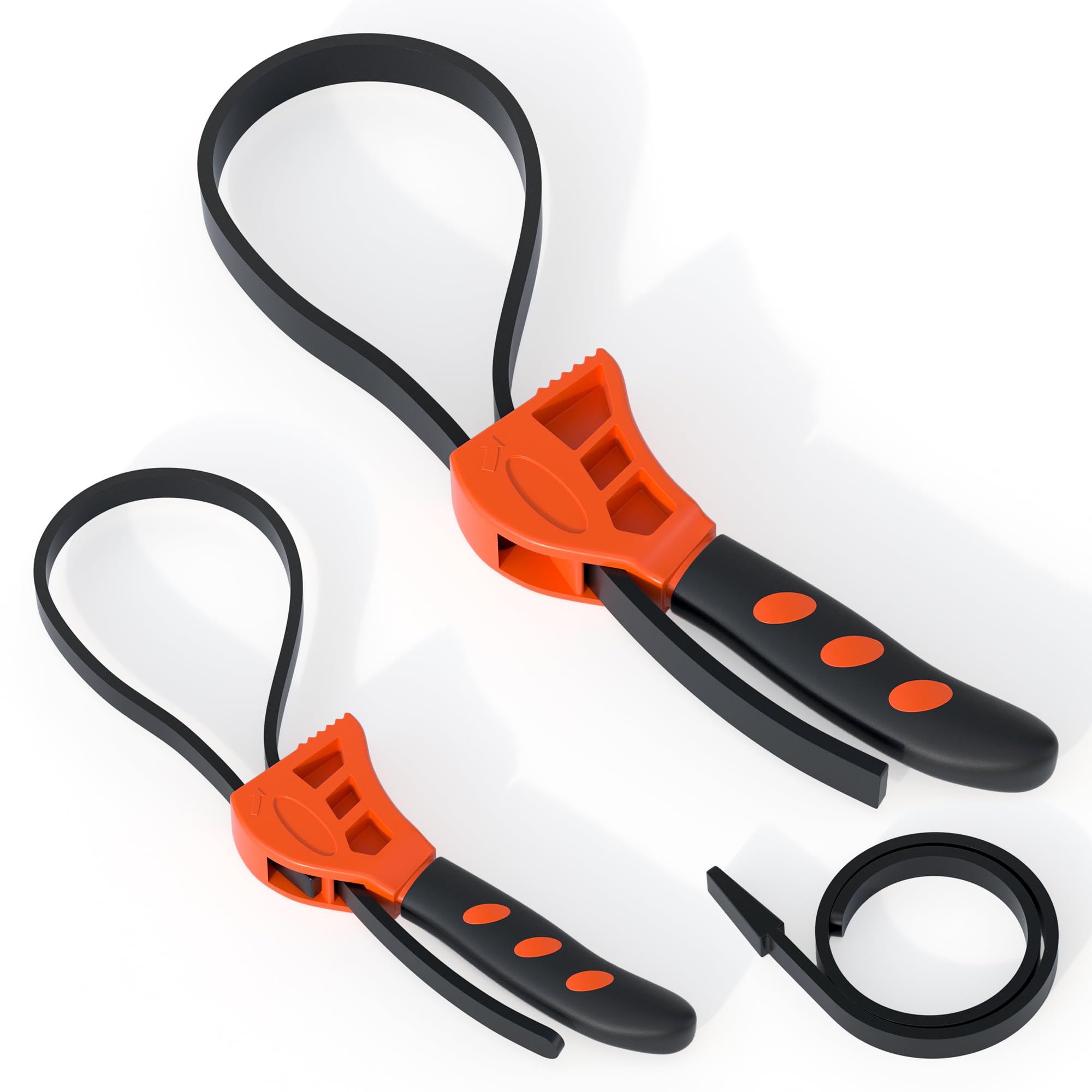 FIVEPEARS Rubber Strap Wrench Plumbing Set(2PCS),Upgrade Water Filter ...