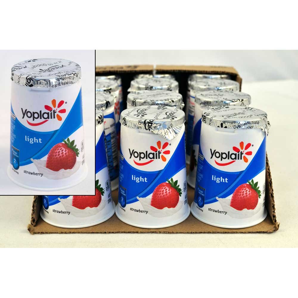 Amazon.com: Yoplait Light Strawberry Yogurt, 6 Ounce - 12 per case ...
