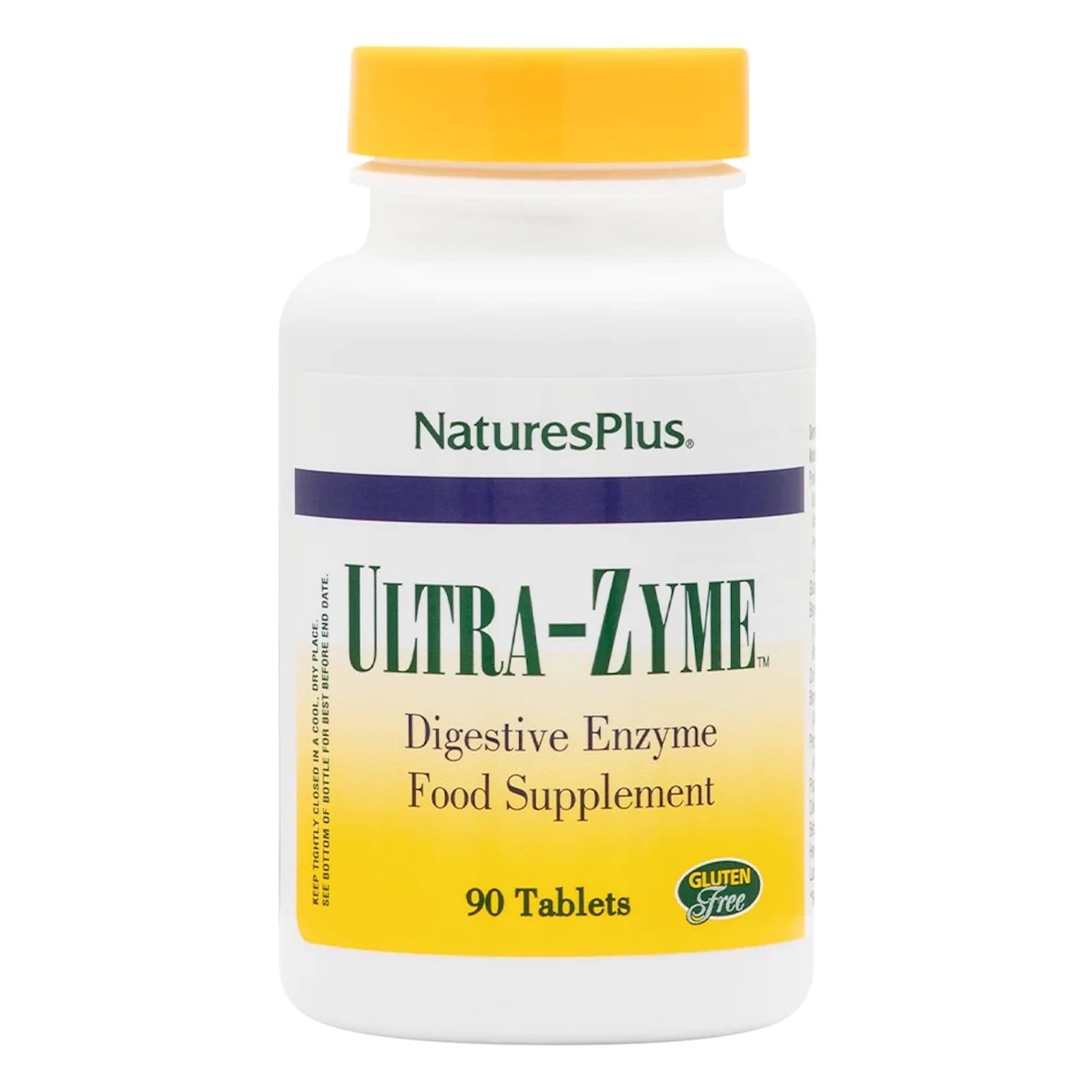NaturesPlus UltraZyme - 120 mg Ox Bile, Pancreatin, Betaine HCl ...