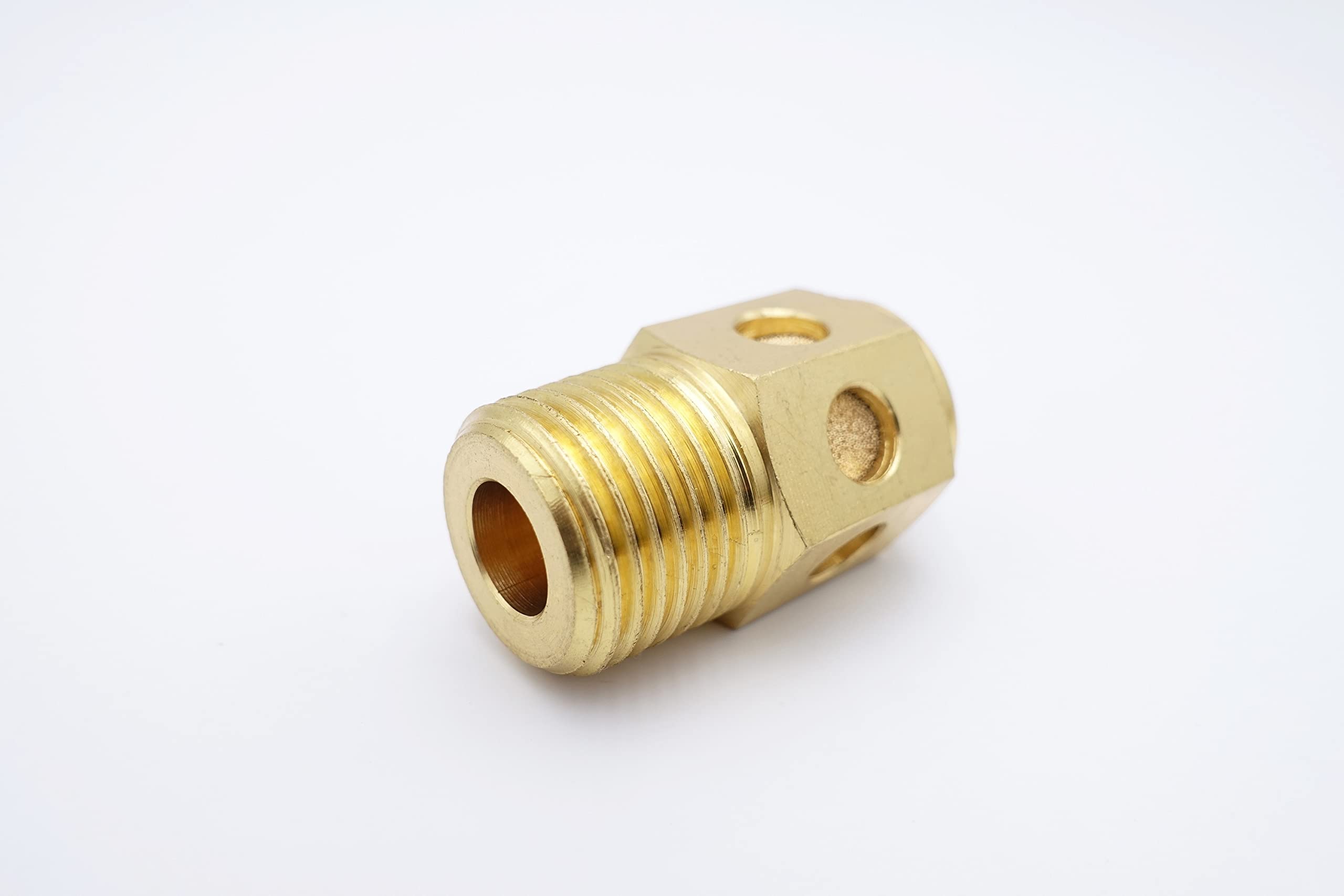 Snapklik.com : IVLPHA Pneumatic Air Muffler, Sintered Bronze Brass ...