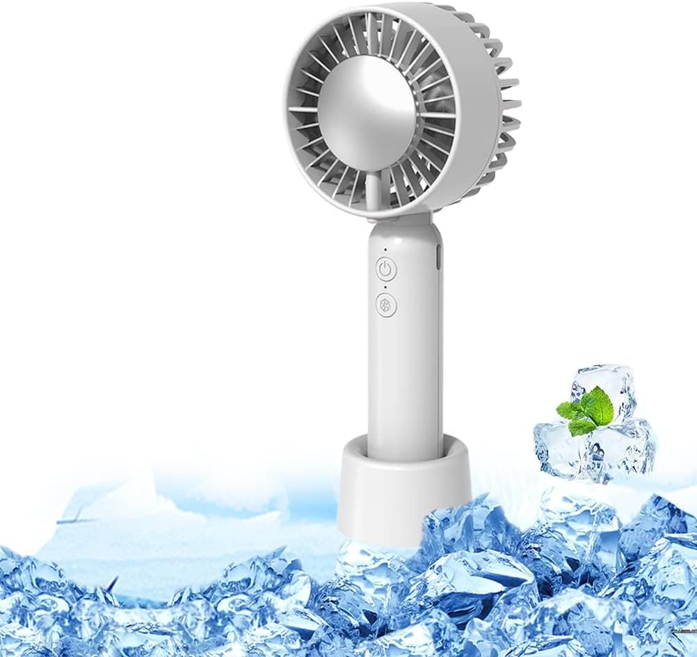 Personal Handheld Fan, LOVNOV Instant Cooling Rechargeable Fan, 10 ...