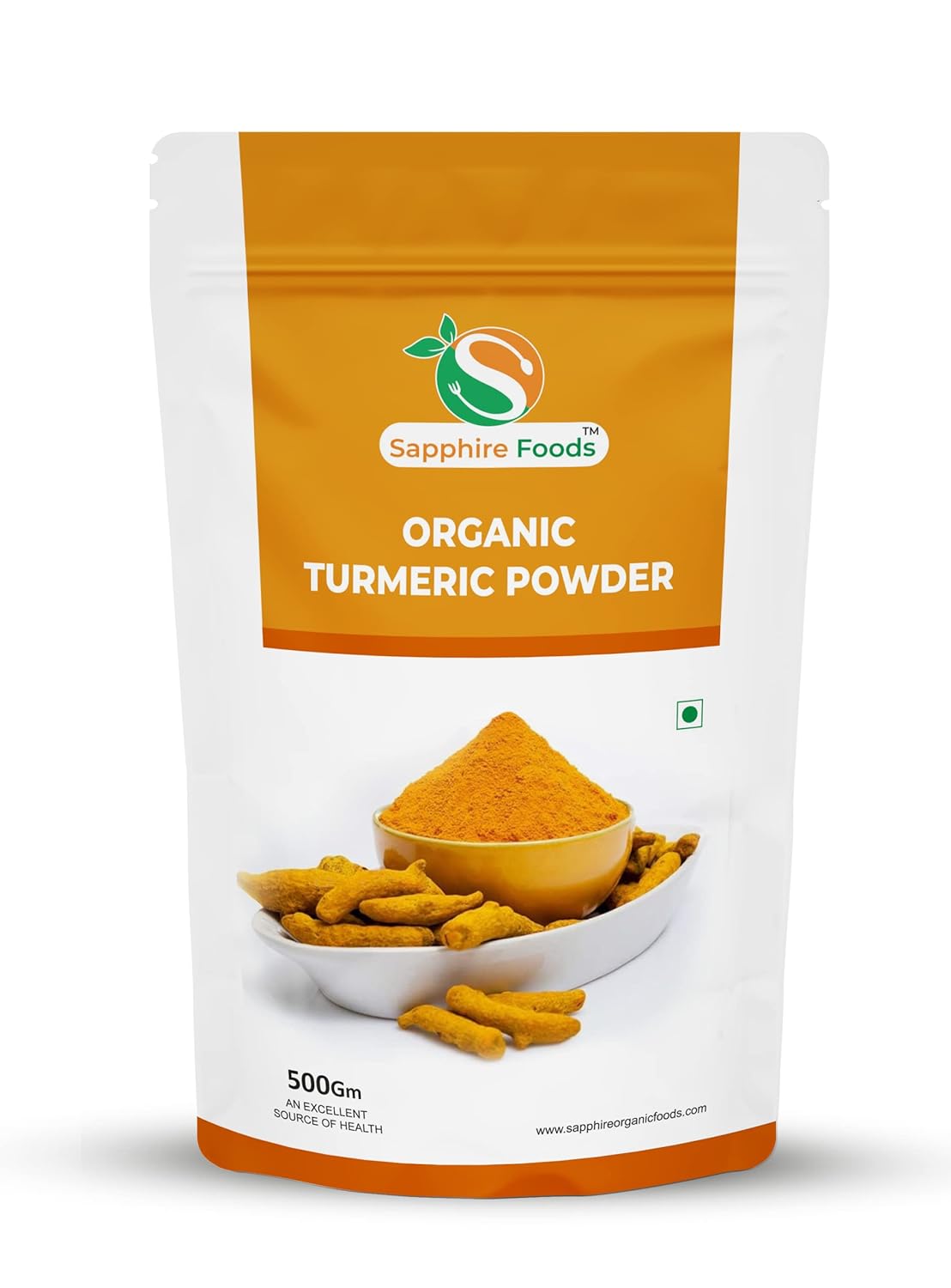 SAPPHIRE FOODS Turmeric Powder Natural Golden Turmeric Powder with No ...
