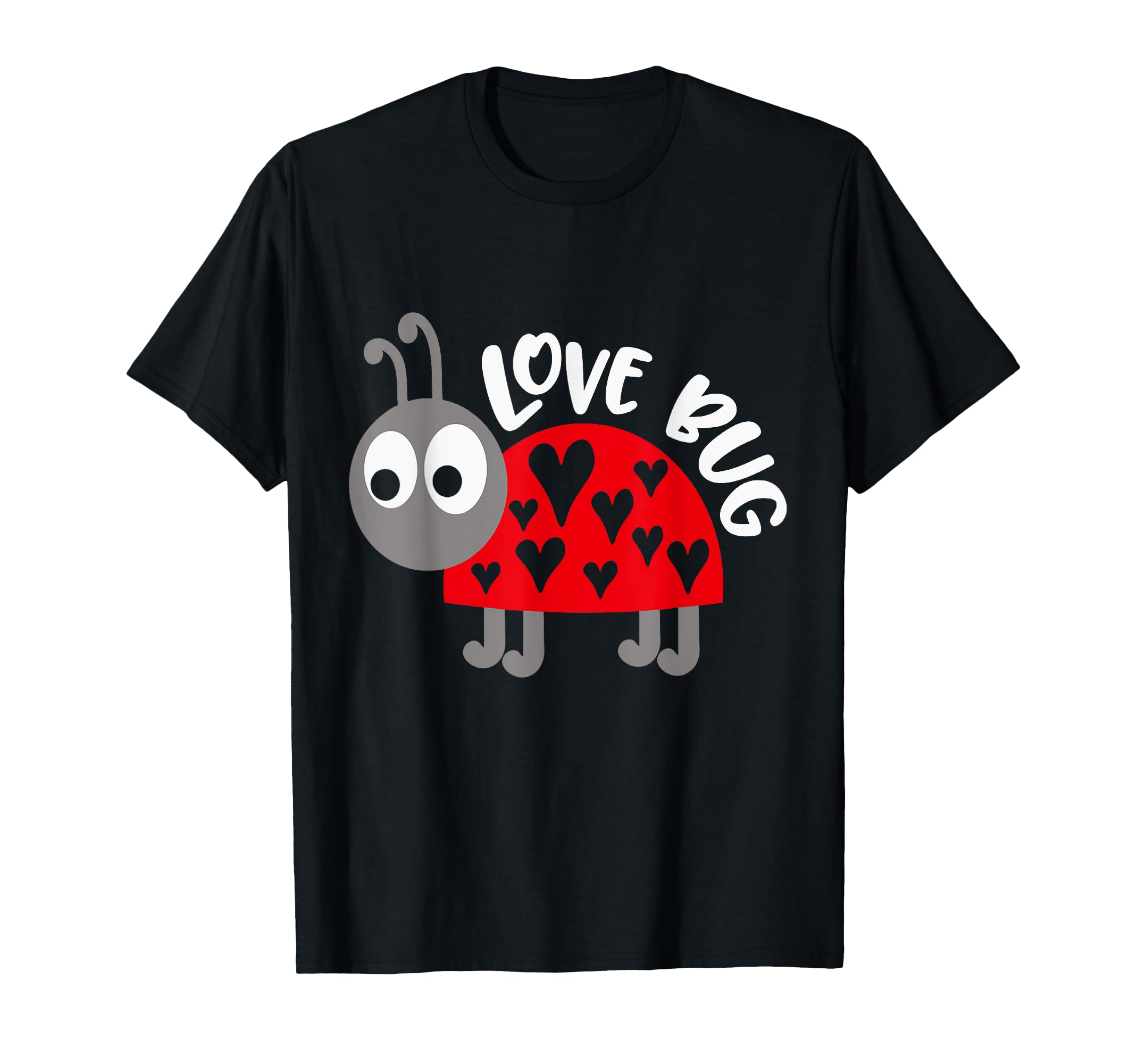 Amazon.com: Love Bug Cute Valentine's Day Party Ladybug T-Shirt ...
