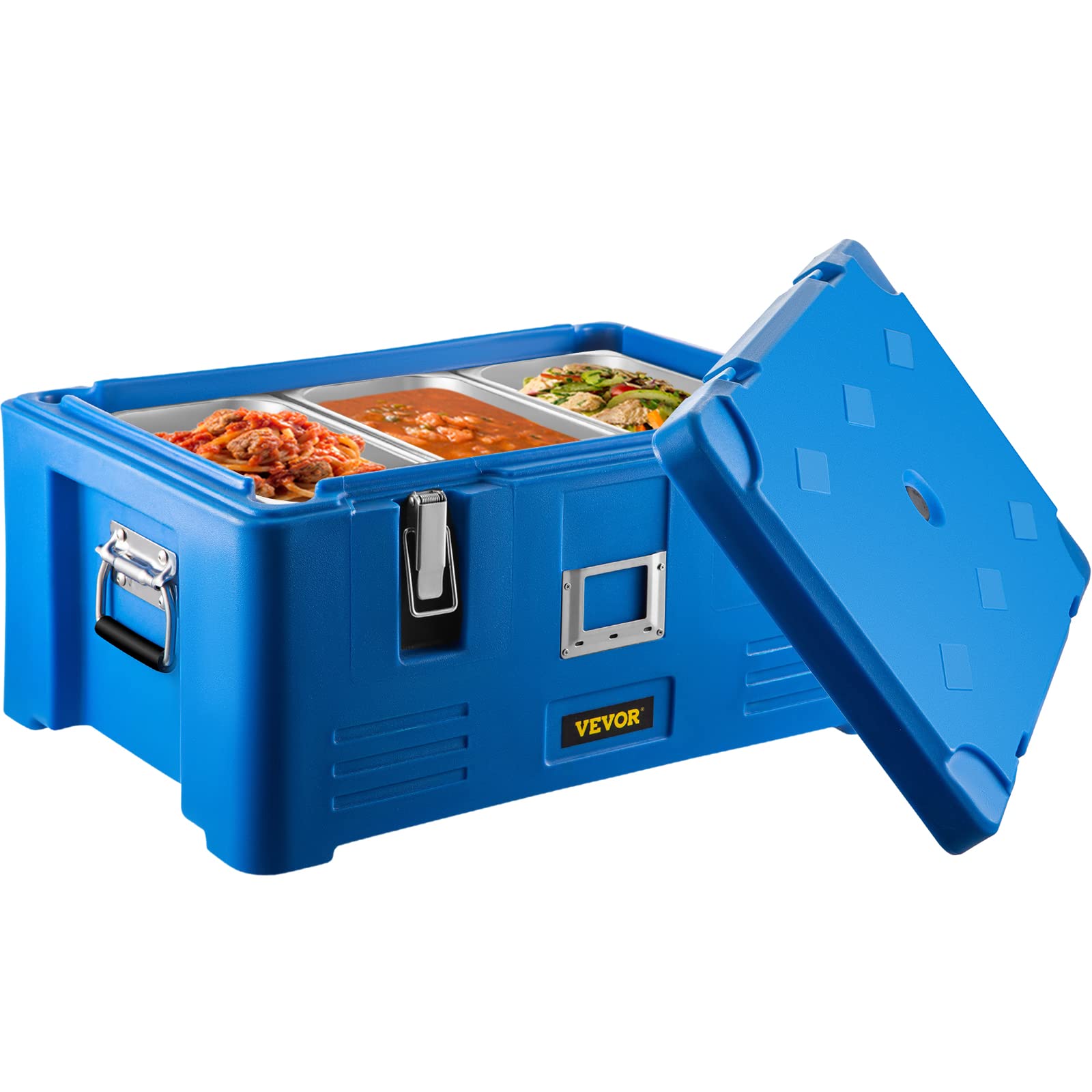 Buy VEVOR Insulated Food Pan Carrier, 36Qt Capacity, Stackable Catering ...