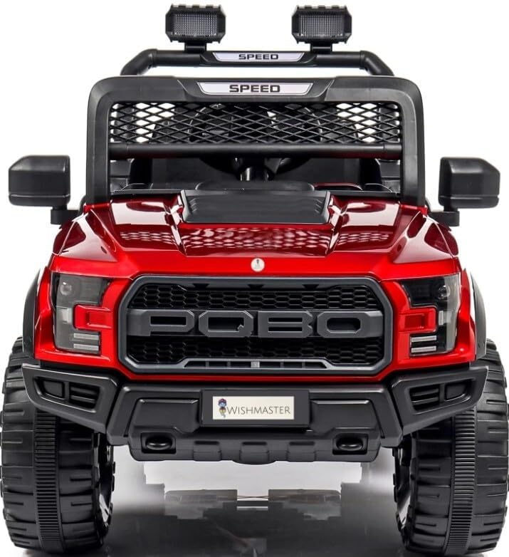 oh baby POBO 4 Motors 4x4 Battery Operated Jeep for Kids, Ride on Toy ...
