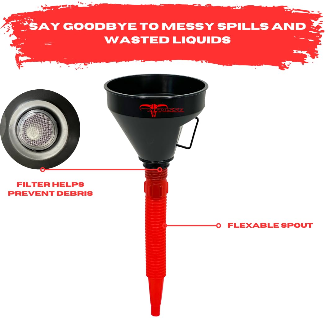 Snapklik.com : Pit Posse PP3367 Automotive Funnel Oil Change Large Wide ...
