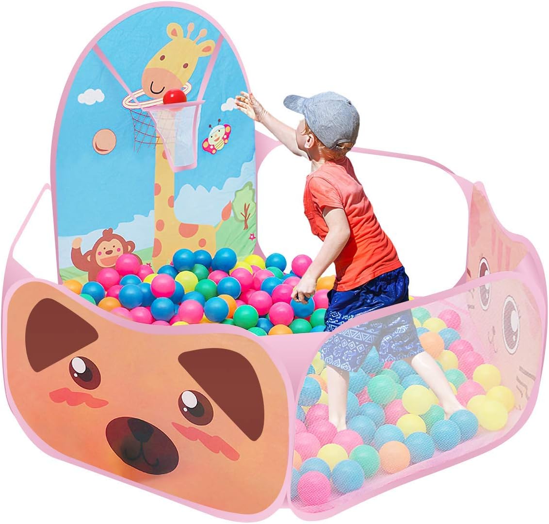 SKEIDO 1.2M Ocean Ball Pool Pit Playhouse Portable Foldable Tent Indoor ...