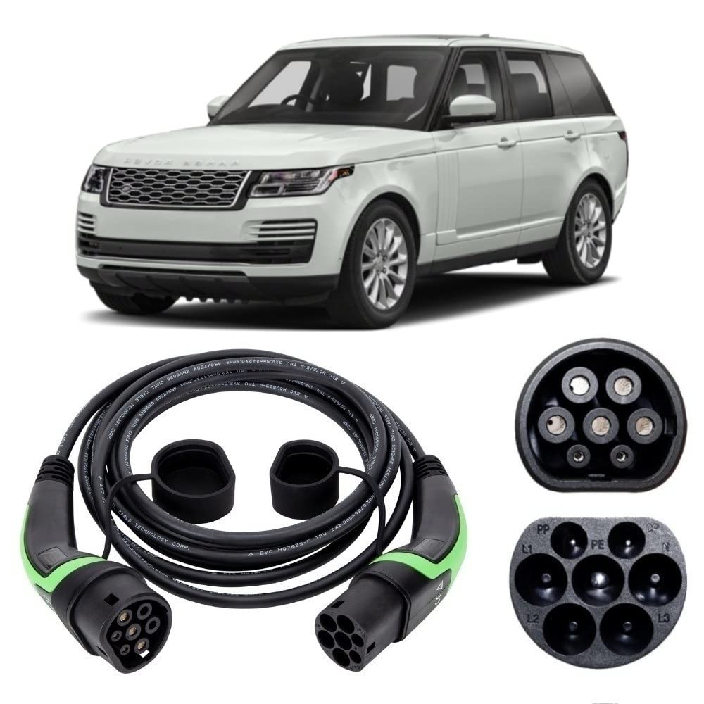 Buy EV Power 5M - Range Vogue/Sport P400e Charging Cable - Type 2 to Type 2 Charging Cable ...