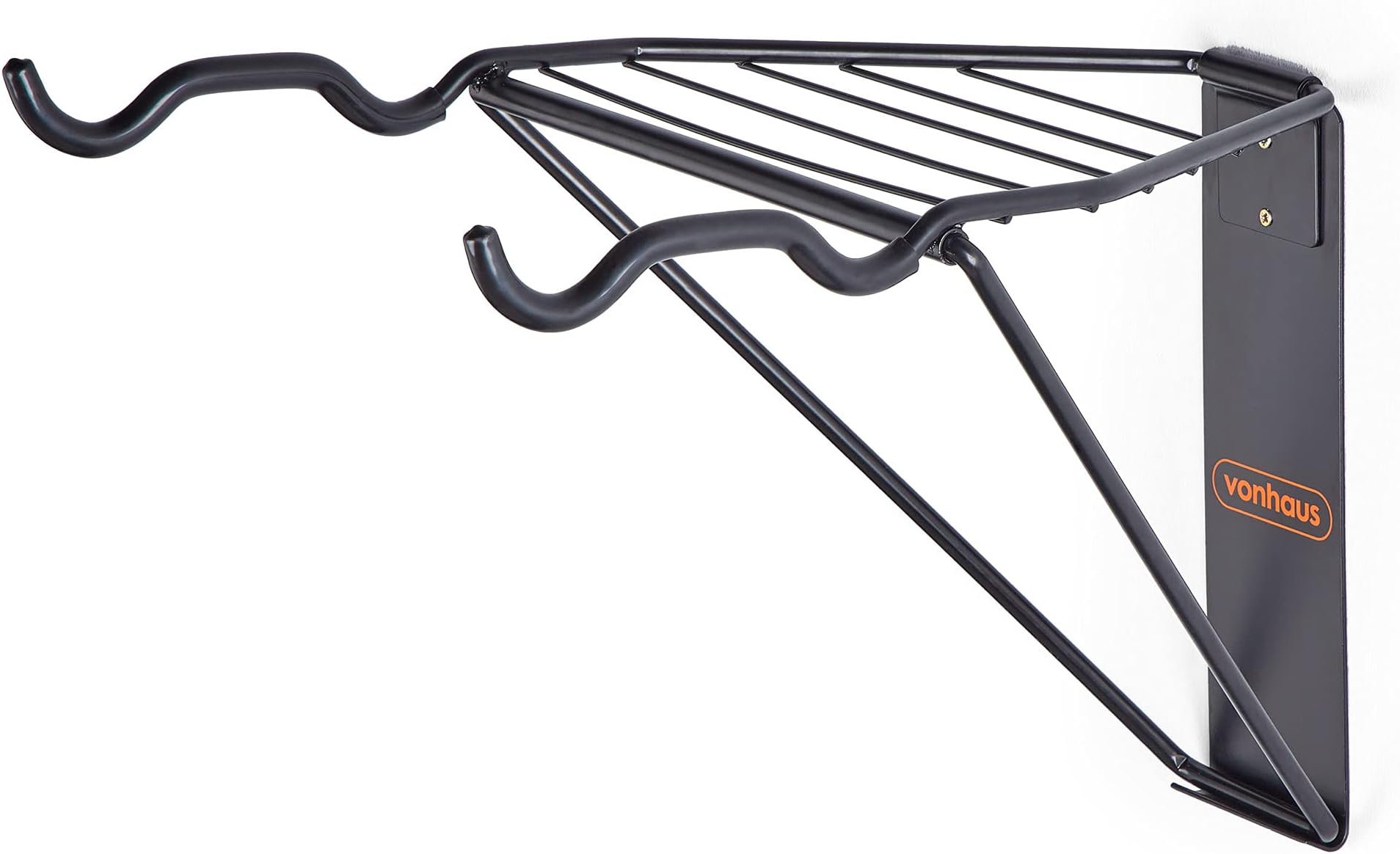 Gr8 Home Wall Mounted Folding 2 Bike Bicycle Cycle Storage Mount Rack ...