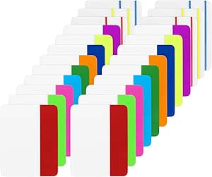 Amazon.com : 480 Pcs Color Index Tabs Repositionable Page Markers for ...