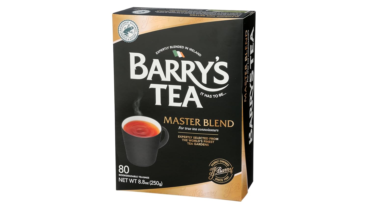 Amazon.com : Barry's Tea Master Blend 80 count Tea Bags (Pack of 1 ...