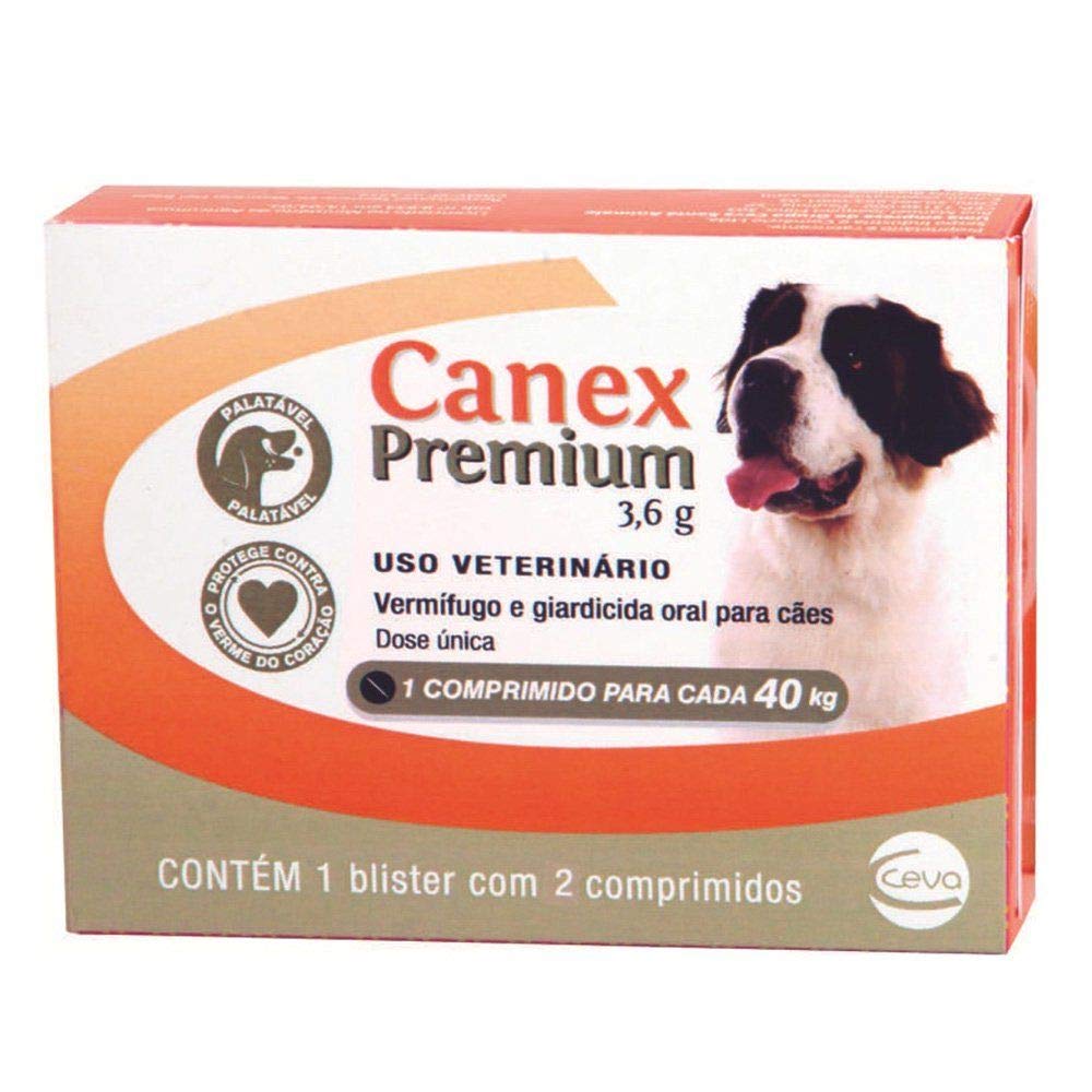 Ceva Vermífugo Canex Premium Cães 3 6G Cães 40Kg Para Cães | Amazon.com.br