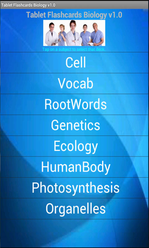 Tablet Flashcards Biology - App on Amazon Appstore
