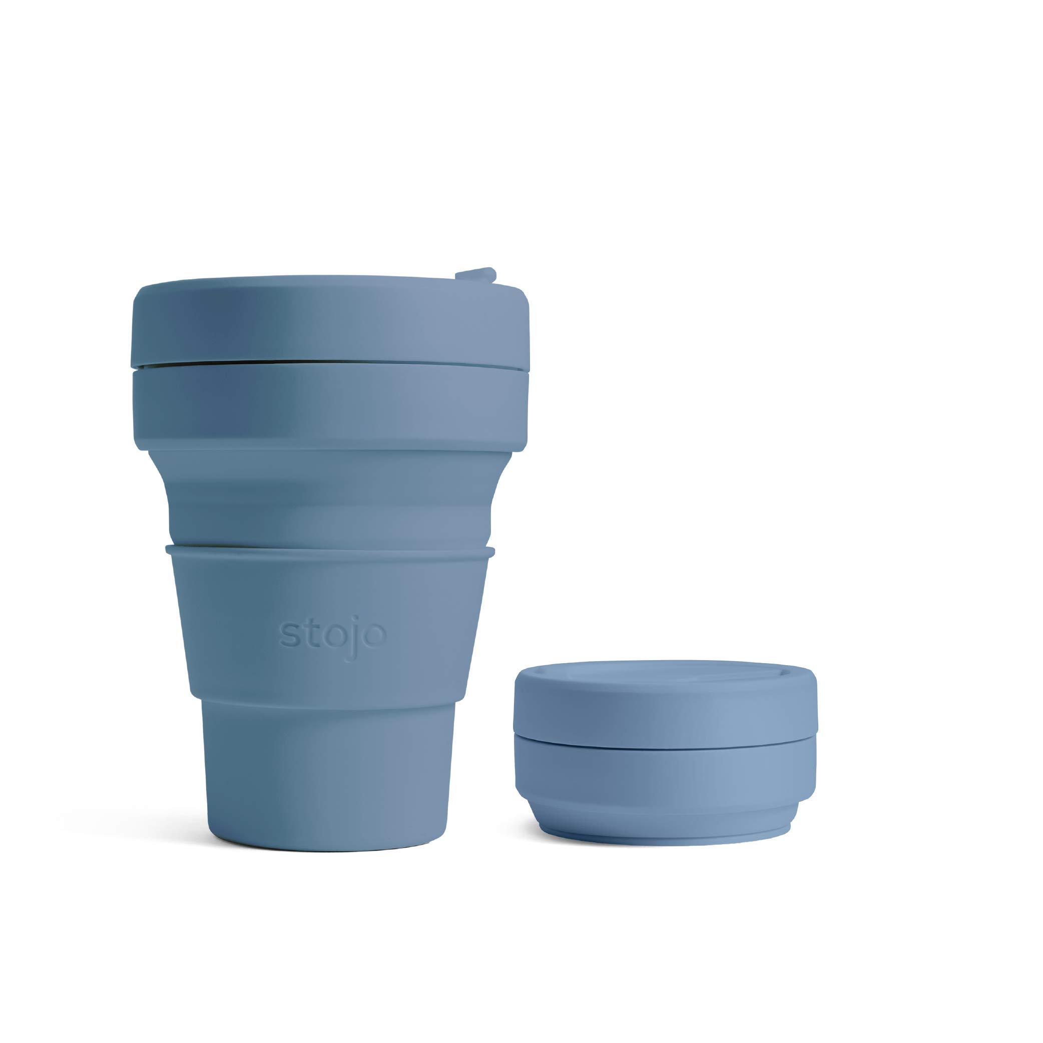 STOJO On-The-Go Collapsible Coffee Cup | Reusable, Silicone, Pocket ...